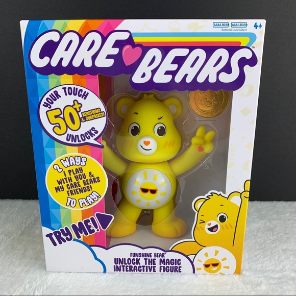 Care Bears | Toys | Care Bears Funshine Bear Interactive Figure | Poshmark